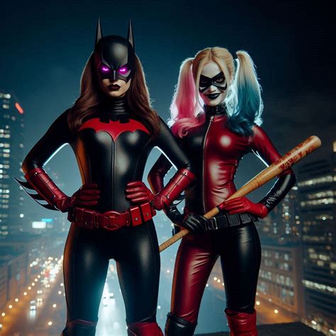 Nsfw Hope And Candi Eotw Harley Quinn And Batwoman By Candicoatedslut