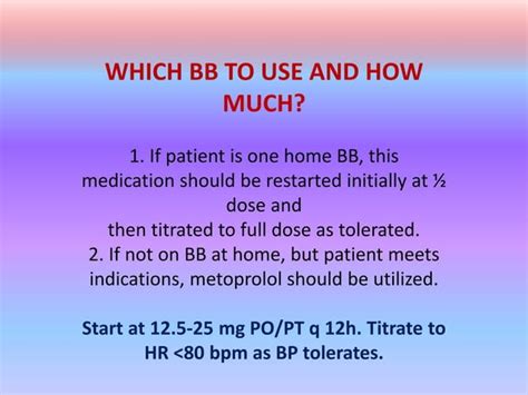 Beta Blockers In Brain Injuries Ppt