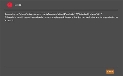 Vortex Mods Saying Download Failed Fo4 Rfalloutmods