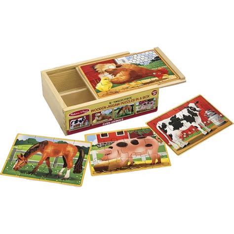 Comprá Rompecabezas Melissa And Doug 3793 Animales De Granja 4 En 1