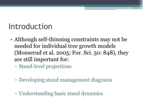 Ppt Modeling Regional Variation In The Self Thinning Boundary Line Powerpoint Presentation