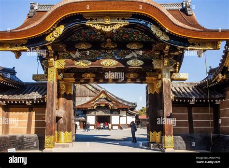 Nijo Castle Unesco World Heritage Site Kyoto Japan Stock Photo Alamy