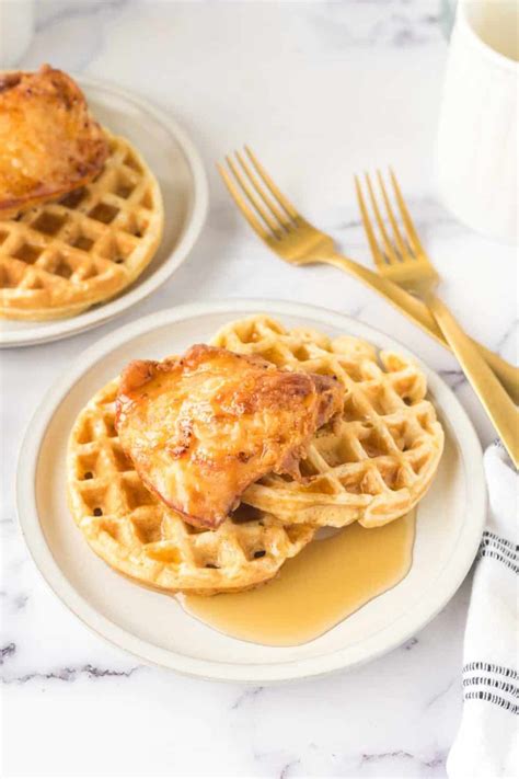 Fried Chicken And Waffles Recipe Fried Chicken Waffles Sandwich