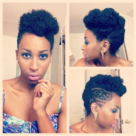 Classy Pin Up Natural Hair Style