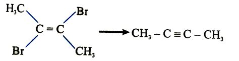 The Reagents Used To Convert E Dibromo Butene To Butyne