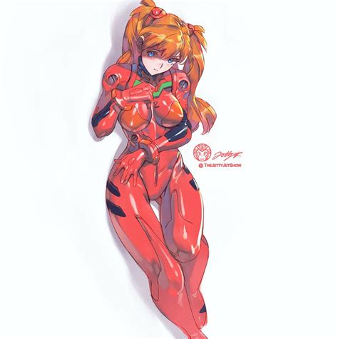Souryuu Asuka Langley Neon Genesis Evangelion Drawn By Jetkimchrea