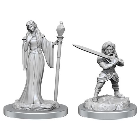 Female Human Wizard And Halfling Holy Warrior The Guardtower