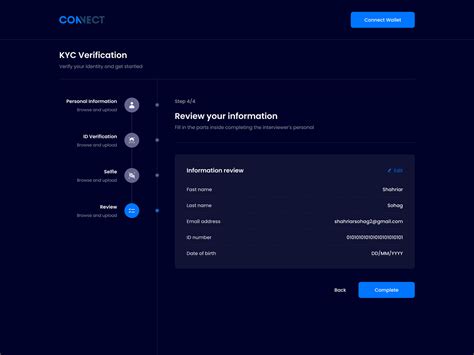KYC Verification Dashboard Behance