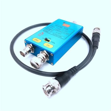 10m bandwidth oscilloscope differential gain split probes weak