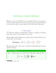 Simplify Line Integrals With Green S Theorem Course Hero