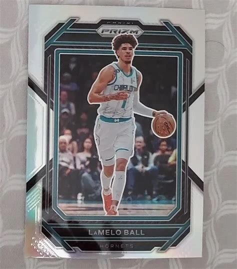 2022 23 Panini Prizm Argent Lamelo Ball Prizm 150 Charlotte Hornets