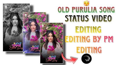 Old Purulia Song Status Editing ‼️ Alight Motion ‼️ Editing By Pm