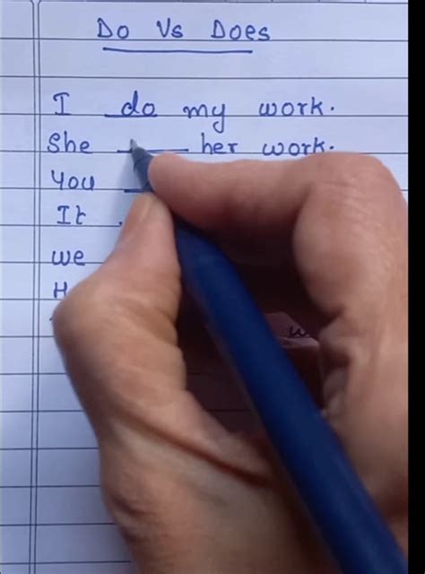 Do Vs Does English Englishgrammar Shortsfeed Youtube