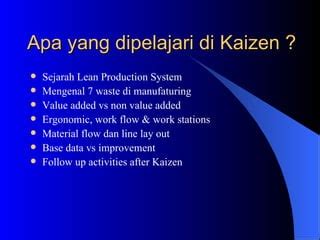 Kaizen PPT