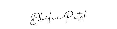 78 Dhilan Patel Name Signature Style Ideas Ideal Esignature