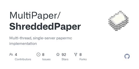 github multipaper shreddedpaper multi thread single server papermc