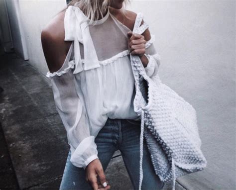 Sexy Lace Comfortable Fashion White Bodycon Long Sleeve Top On Luulla