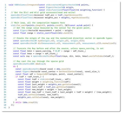 Vdbfusion Flexible And Efficient Tsdf Integration Of Range Sensor Data