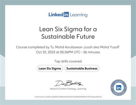 Certificate Of Completion Ts Mohd Azrulazwan Jusoh Aka Mohd Yusoff