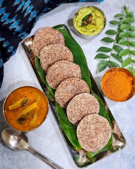 Ragi Udad Dal Idlis No Rice Idlis Finger Millet Split Black Gram Idlis Vanitas Corner