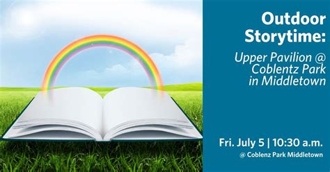 Outdoor Storytime At Coblentz Park Upper Pavilion 7628 Coblentz Rd