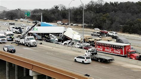 Eyewitness Video Of Deadly Texas Pileup Crash On Icy Interstate