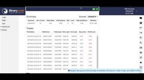 Pro Digit Match Hunter Quick Profit Binary Bot Scrip Youtube