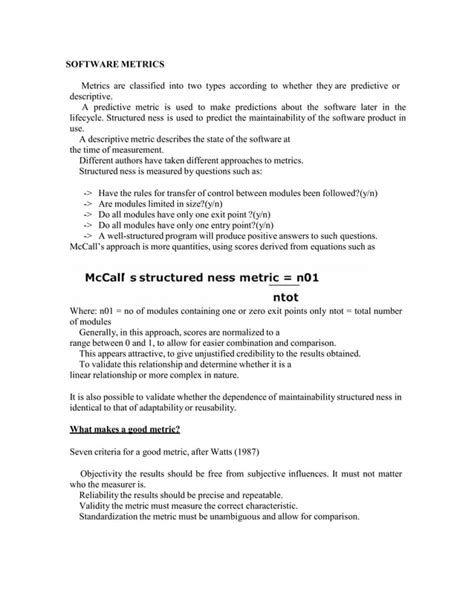 Software Quality Management Lecture Notes Docx Computer Software And Applications Computing