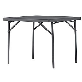 Express Fuse Height Adjustable Poly Rectangular Folding Table