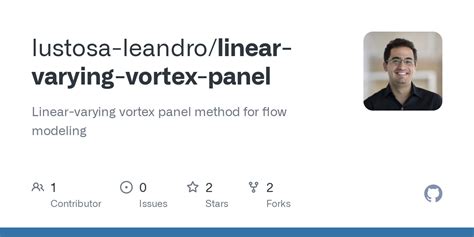 GitHub Lustosa Leandro Linear Varying Vortex Panel Linear Varying Vortex Panel Method For