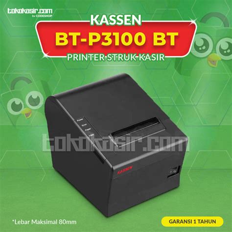 Jual Printer Kasir Cetak Struk Kassen BTP3100 Bluetooth Kota Surabaya
