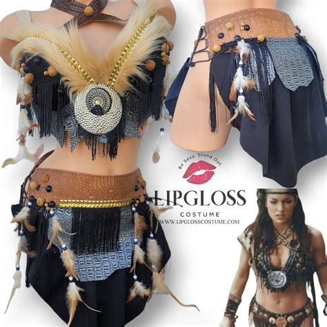 Sexy Gladiator Warrior Princess Xena Viking Sexy Women Costume
