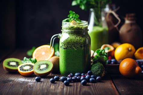 Premium Photo Weight Loss Detox Smoothie