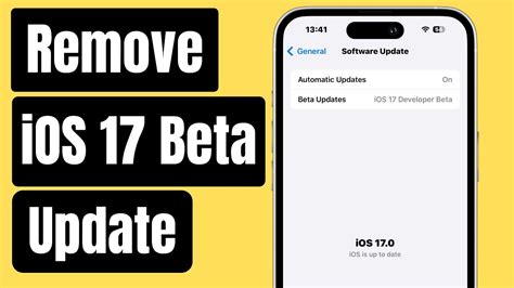 How To Remove IOS 18 17 Beta On IPhone 2025 Switch To Public Final IOS YouTube