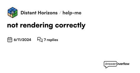 Not Rendering Correctly Distant Horizons