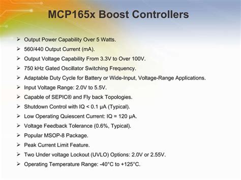 Driving LEDs With A Boost Regulator PPT Computer Peripherals Computing
