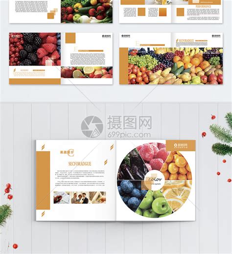 新鲜果蔬食品画册整套模板素材 正版图片400212937 摄图网