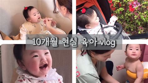 10개월아기 브이로그 현실 육아 책육아 영아다중 아기놀아주기 아기발달 Youtube
