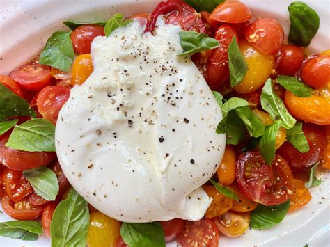 Tomato Confit With Burrata Eat Sustainably