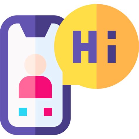 Virtual Assistant Basic Straight Flat Icon