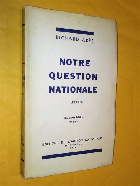 Notre Question Nationale I Les Faits II Positions De Principes