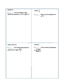 Circuit Training Series Calculus TPT