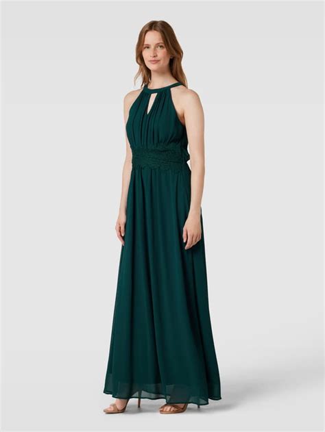 Vila Abendkleid Mit Schlüsselloch Ausschnitt Modell Milina