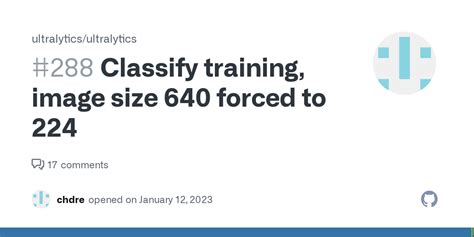 Classify Training Image Size Forced To Issue Ultralytics Ultralytics GitHub