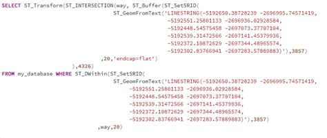 Postgis How Can I Get The Closest Linestring In My Database To The