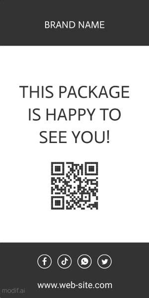 Packaging Order Label Template Mediamodifier