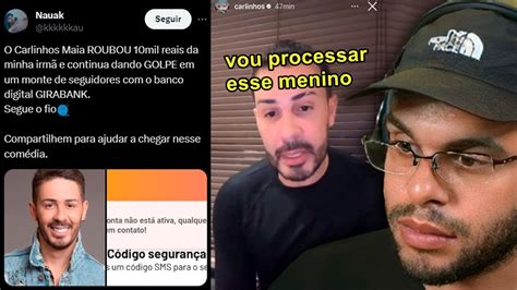 CARLINHOS MAIA SE PRONUNCIA SOBRE ACUSAÇÕES DE GOLPE DE SEU BANCO