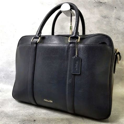 Yahoo オークション 1円 未使用級 コーチ F54763 メンズ 書類鞄 レ