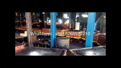 Foundry Jolt Squeeze Green Sand Molding Line Casting Sand Moulding