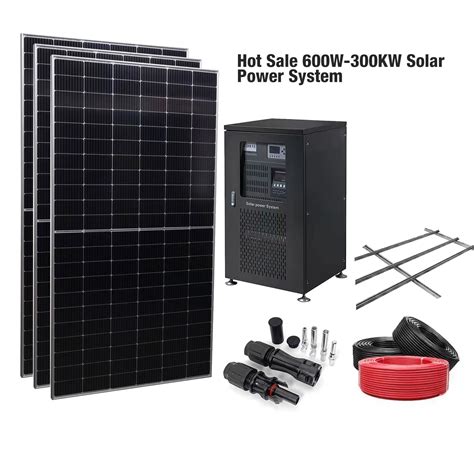 Off Grid 4kw 4kva Hybrid Solar System For Home Use With Battery Solar